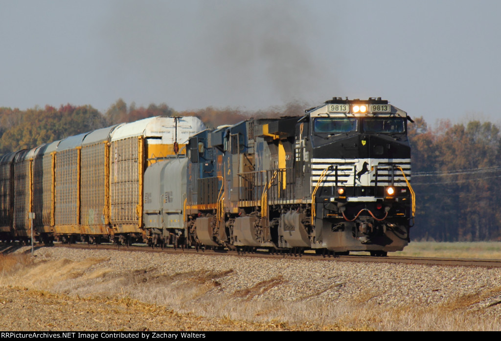 NS 9813 CSX 54 3071